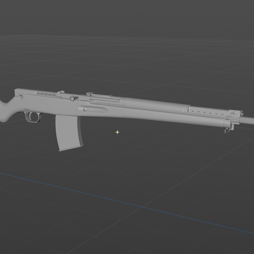🗺️ Soviet AVS-36 rifle 3D model material・ OBJ File for 3D printing・Cults