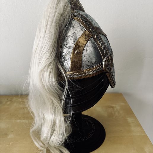 🪖 Eomer Helmet LOTR - Rohan + 2 stands・ 3D File for 3D printing・Cults