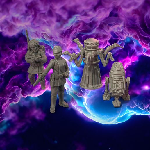 ⭐ star wars legion Imperial Specialists・ STL File for 3D printing・Cults