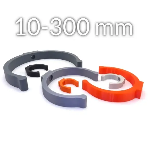 💭 Pipe Clip Holder - Customizable・Free STL File for 3D printing・Cults