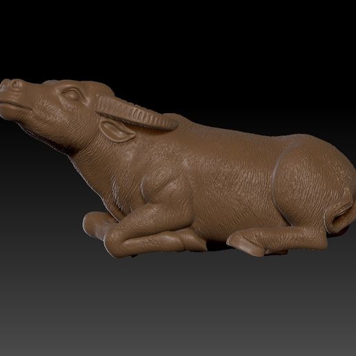 🦬 Buffalo Animal・ STL File for 3D printing・Cults