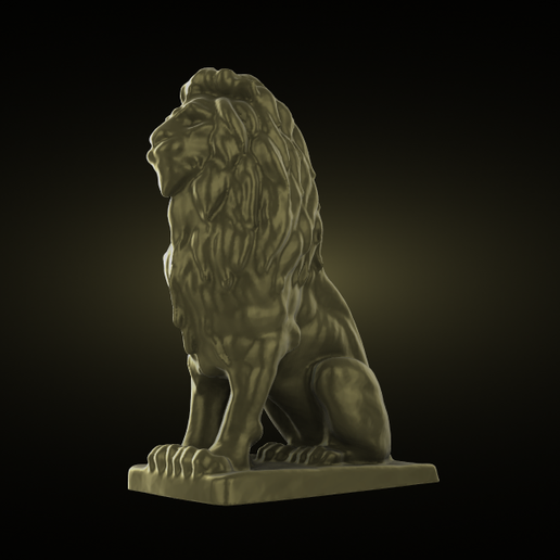 🦁 Lion・Free STL File for ・Cults
