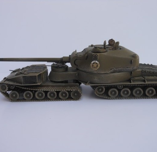 🪖 Super Heavy Semi-trailer Tank 1:100・ STL File for 3D printing・Cults