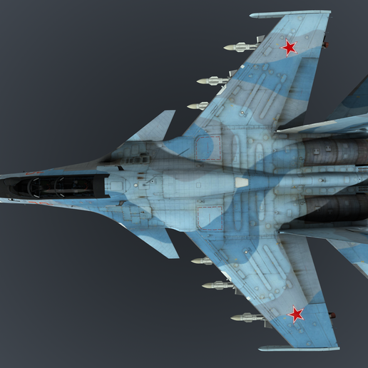 🚁 Su-30SM・ STL File for 3D printing・Cults