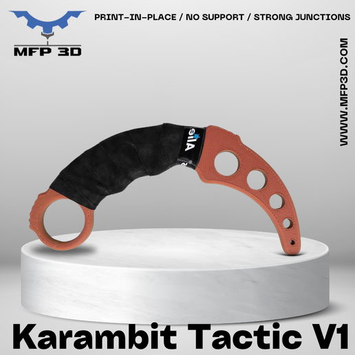 🥋 KARAMBIT COLLECTION MFP3D – PRINT-IN-PLACE – NO SUPPORT – HIGH ...