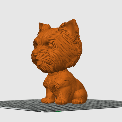 🐕 Yorkshire Bubblehead – Cute 3D Dog Model・ STL File for 3D printing・Cults