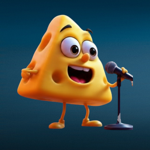 🧀 Cartoon Cheese・ 3MF File for 3D printing・Cults