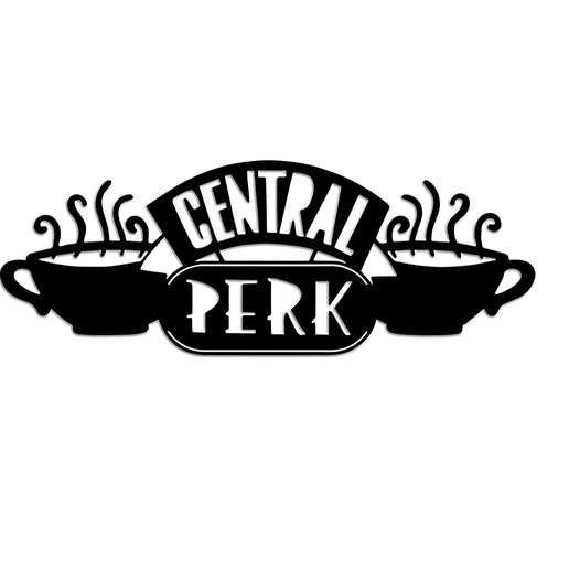 🖼️ Central Perk Geometric Minimalist Geometric Painting・Free STL File ...