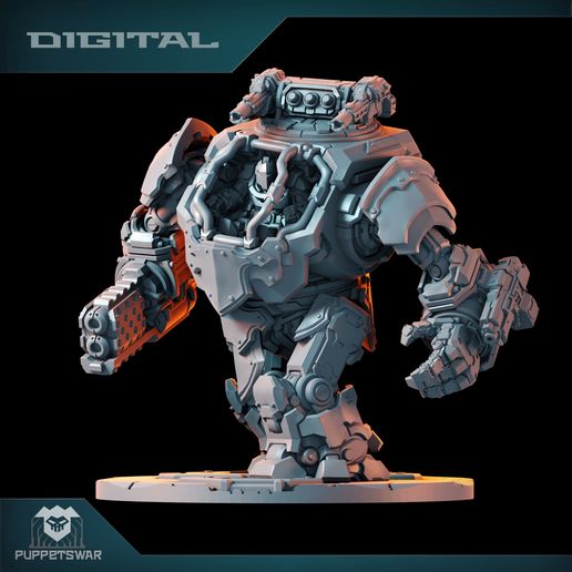 🎲 Knight Recon Battlewalker・ 3D File for ・Cults