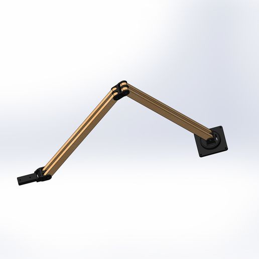 Free 3D file wooden articulated arm support 🪵 ・Model to download and 3D ...