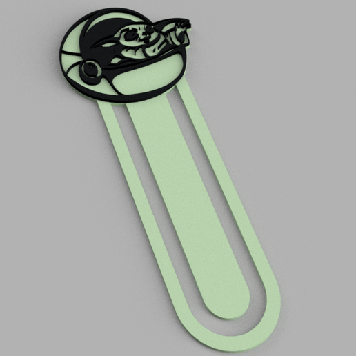 👶 Baby Yoda - Din Grogu The Mandalorian Bookmarks・Free STL File for 3D ...