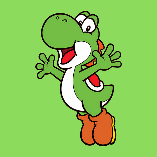 🍪 Yoshi Jumping Cookie Cutter・ STL File for 3D printing・Cults