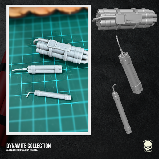 🪖 Dynamite collection 3D printable files for Action Figures・ STL File ...