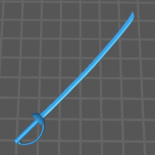 ♠️ Ace (Gol D. Roger Sword)・Free STL File for 3D printing・Cults