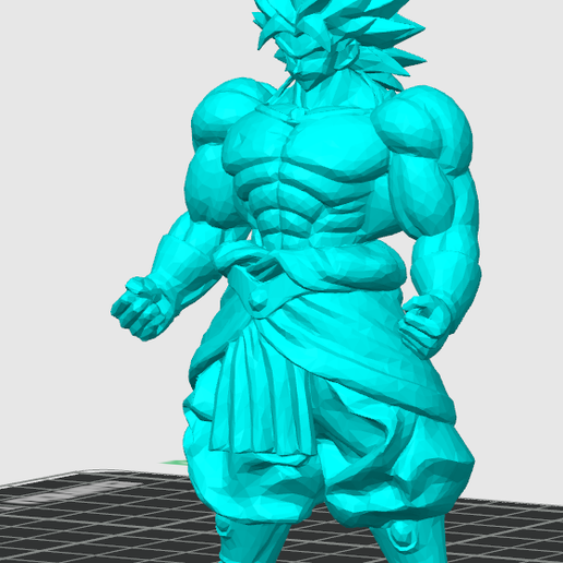 🐉 Broly – Dragon Ball Z Fan-Made Figure (by me)・ STL File for 3D ...