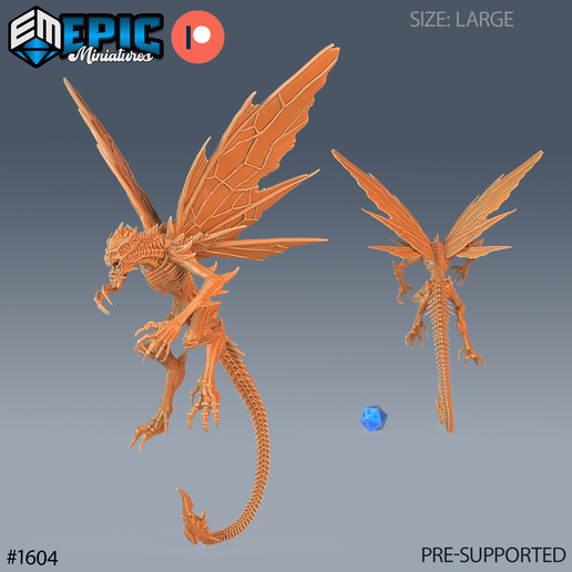 🦴 Bone Devil Flying ‧ DnD Miniature ‧ Tabletop Miniatures ‧ Gaming ...