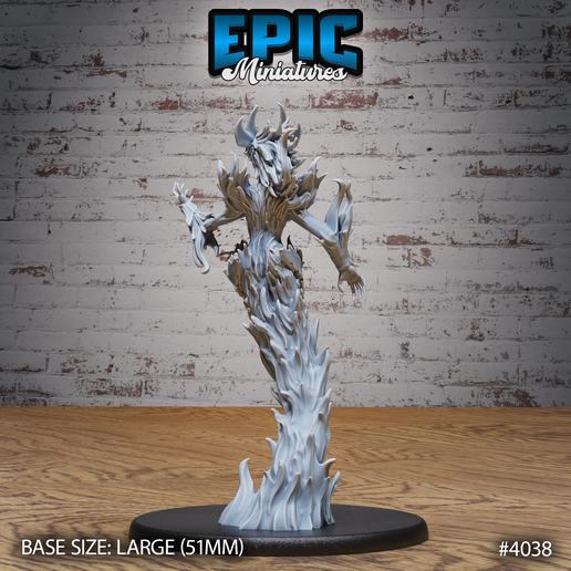 🔥 Fire Elemental Female ‧ DnD Miniature ‧ Tabletop Miniatures ‧ Gaming ...