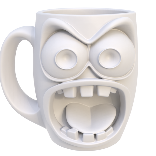 ☕ Mug shocked・ 3D File for 3D printing・Cults