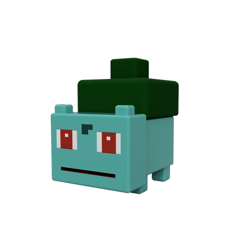 Free STL file cubic Bulbasaur 🐉 ・3D printable design to download・Cults
