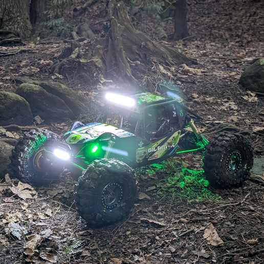 🚁 Axial AXP8 Gilamon - Mini DarkCrawler Scale LED Bumper Light Bar・ 3MF ...