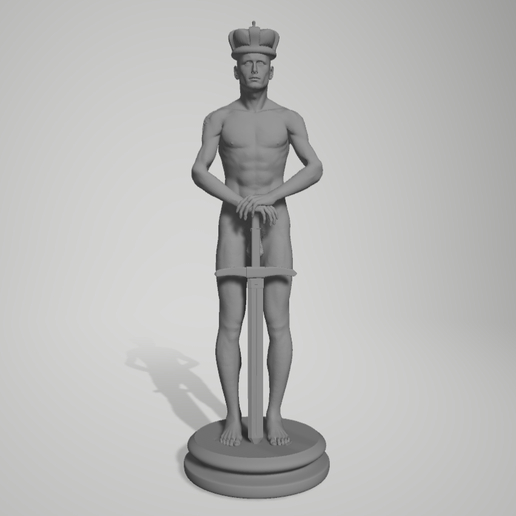 STL file chess king ♟️ ・3D printer model to download・Cults