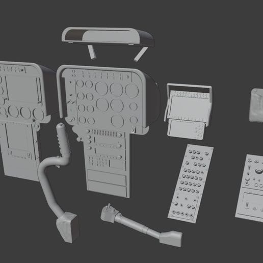 🚁 Helicopter Bell Jet Ranger 206, 1:32 scale, Revell・ STL File for 3D ...