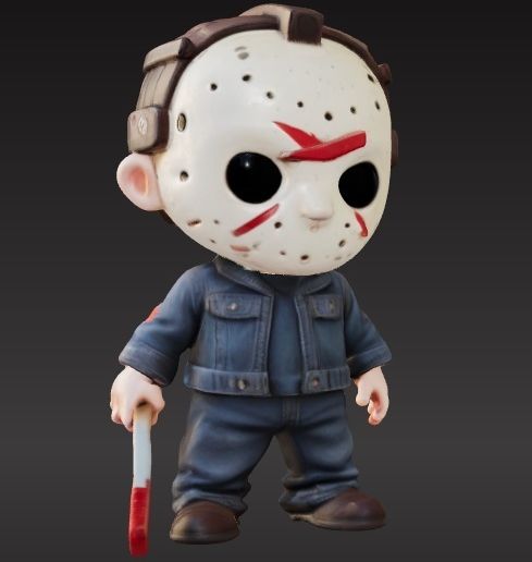 STL file Jason Voorhees chibi 🦸 ・3D printable model to download・Cults