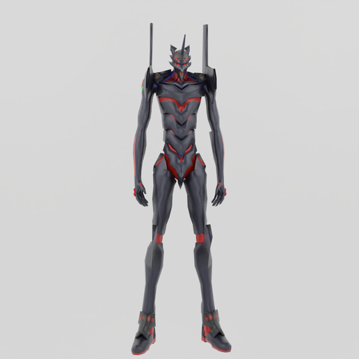 🎲 Evangelion EVA MK 09 2 Textured Lowpoly・ OBJ File for ・Cults