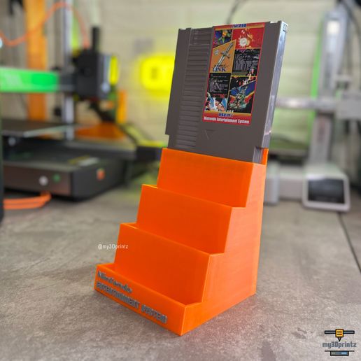 🕹️ NES DISPLAY STAND FOR 4 GAMES・ 3D File for 3D printing・Cults