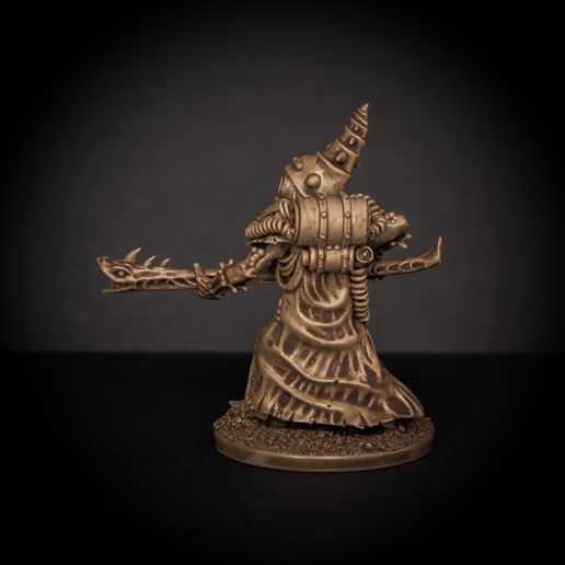 STL file Snake Staff - Chaos Sorcerer 🐍 ・3D print design to download・Cults