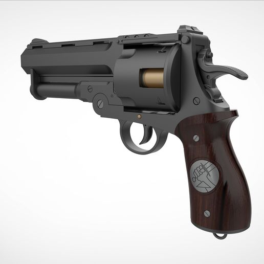 🎬 Samaritan revolver from the Hellboy 2004 3d print・ STL File for 3D ...