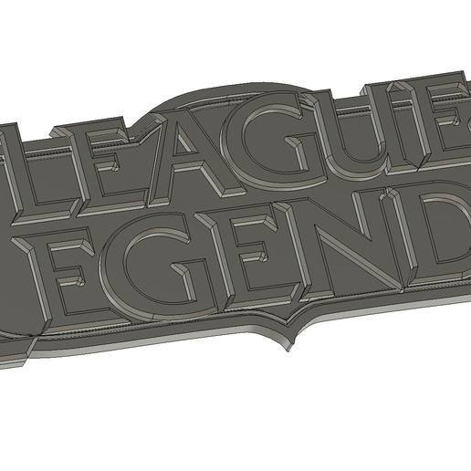 STL file League of Legends Logo 🎲 ・3D printer model to download・Cults