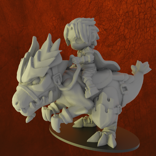 🐉 Rune Knight (Ragnarok Online・Free STL File for ・Cults