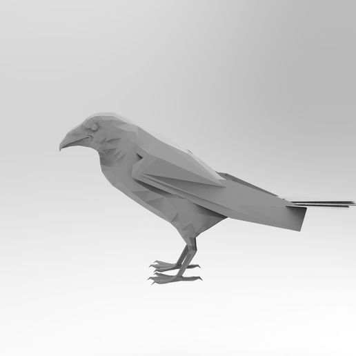 🐦 Crow - Cuevo・ STL File for 3D printing・Cults