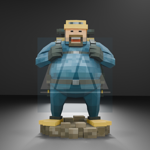 🎨 Dave the Diver – Pixel Art Style 3D Printable Fan Art Figure・ 3D File ...
