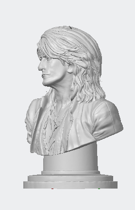 👤 Joe Perry Bust・ STL File for 3D printing・Cults