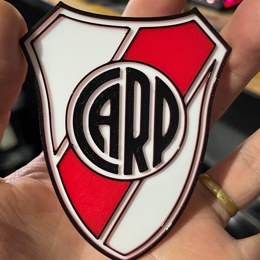 🛡️ River shield for chops or glasses・ 3MF File for 3D printing・Cults