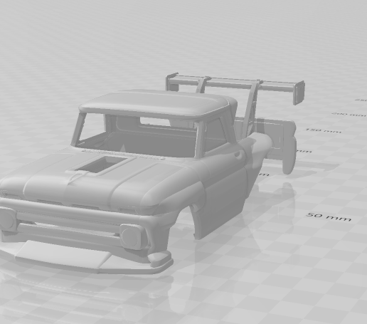 🚙 chevrolet c10 custom・ STL File for 3D printing・Cults