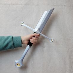 Impresión 3D Anduril / Narsil - Espada de Aragorn - LOTR • Hecho con una impresora 3D Bambu P1S ...