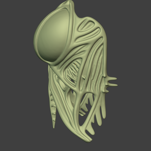 🎭 Biomechanical Scorn Breastplate・ STL File for 3D printing・Cults