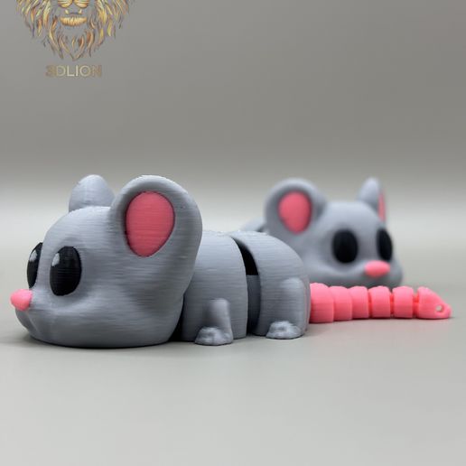 🐁 Cute mini Mouse・Free 3D File for 3D printing・Cults