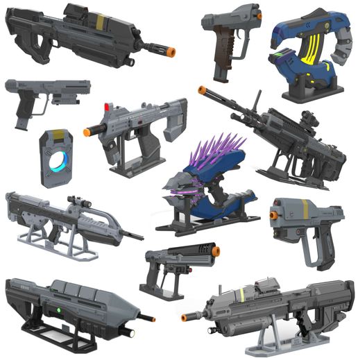 😇 Halo Bundle - 13 Printable models - STL - Personal Use・ 3D File for ...