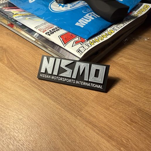 STL file Nismo Old Logo Grille Badge (March K11) 👴 (3MF)・3D printer ...