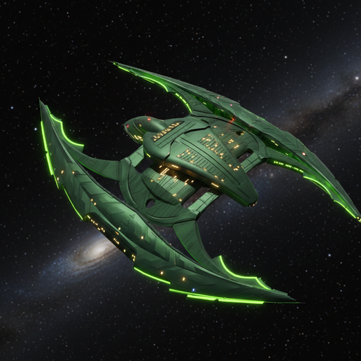 ⭐ Romulan Predator - star trek warbird type craft・ STL File for 3D ...