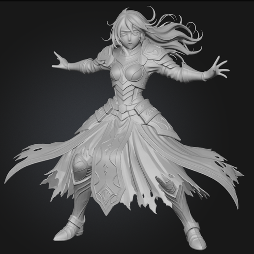 ♀️ Anime Wizard/Mage・Free STL File for 3D printing・Cults