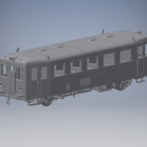 🚆 G/TT/H0 ČSD M131 + Blm・ STL File for 3D printing・Cults