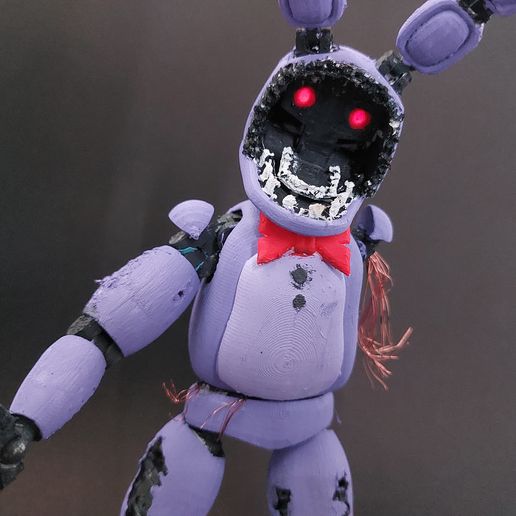 🤖 withered bonnie figure statue・ STL File for 3D printing・Cults