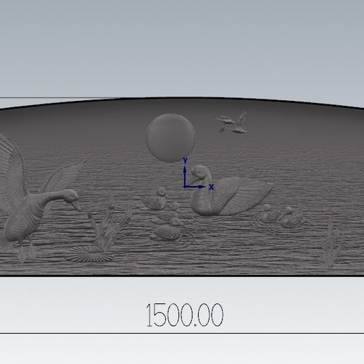🦆 Duck cnc relief・ 3D File for 3D printing and CNC machining - Laser ...