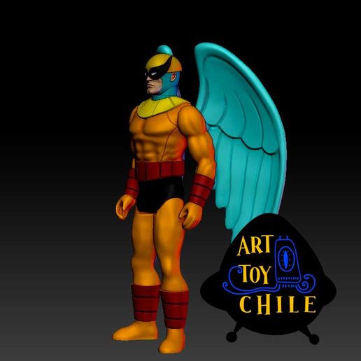 🦸 birdman hannabarbera action figure starwars kenner・ OBJ File for 3D ...