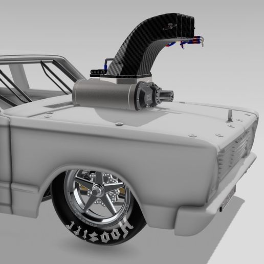 🛞 Drag Wheel COMBO Front Weld Aluma Star 17inch spindle・ STL File for ...